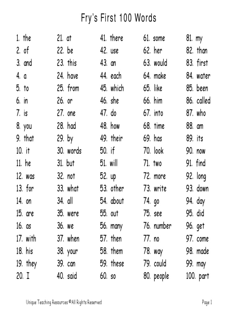 Fryfirst 100 Set | PDF