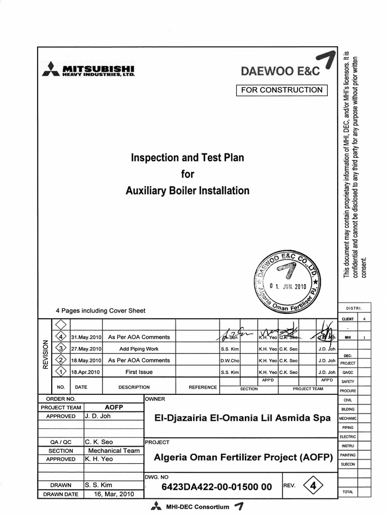 Auxilliary Boiler | PDF | Pipe (Fluid Conveyance) | Building Engineering