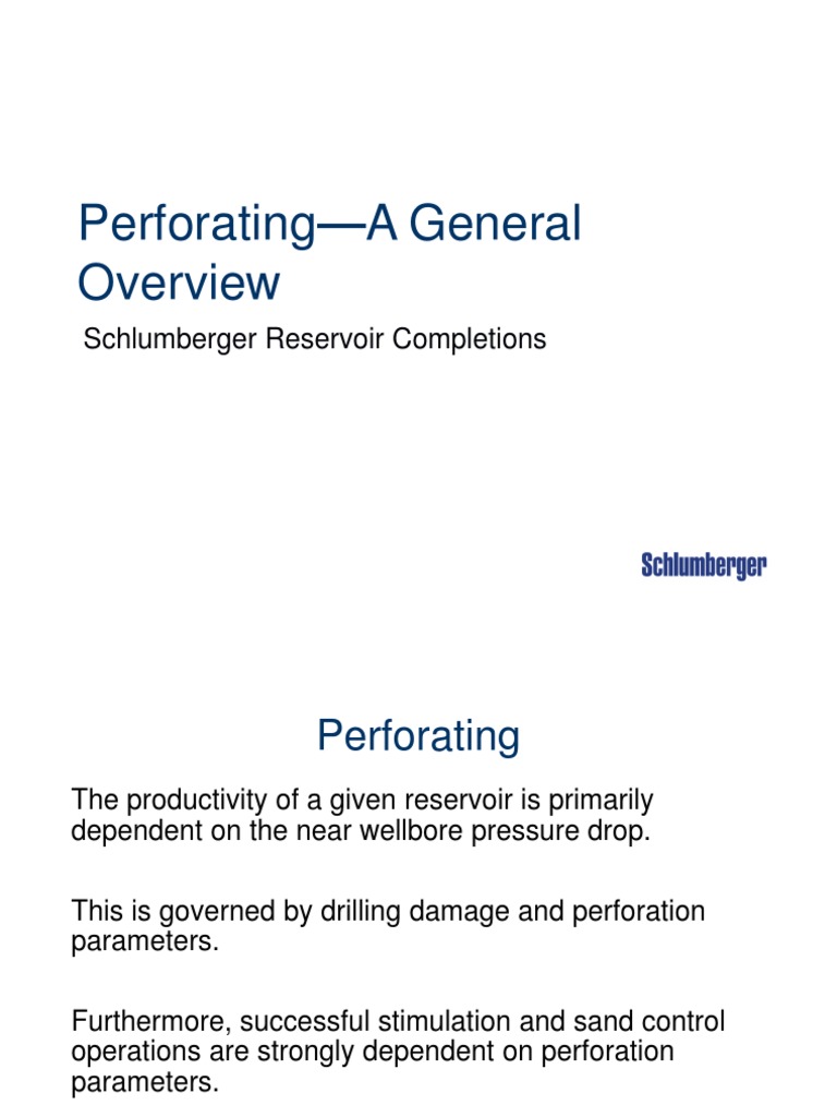 perforation.ppt | Technology (General) | Science