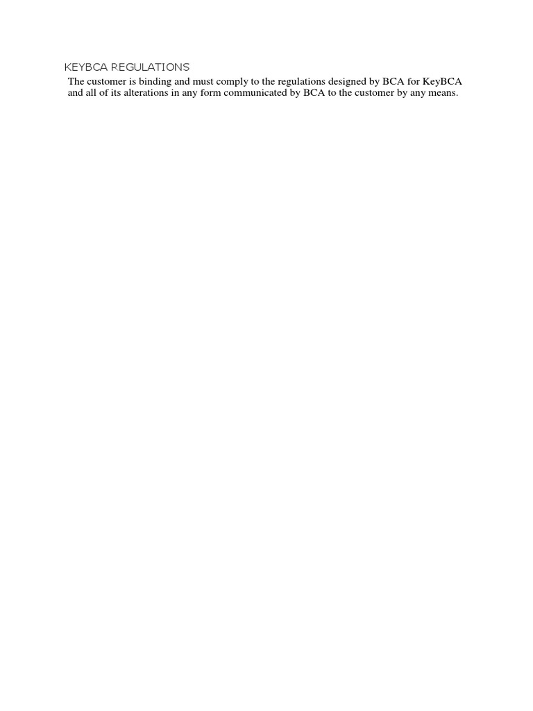 KeyBCA Compliance Regulations Guide | PDF