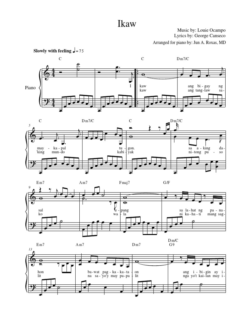Ikaw (Piano) | PDF