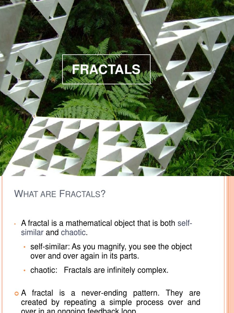 Fractals | PDF | Fractal | Pattern