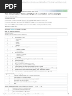 Abdominal Examination Checklist | PDF | Abdomen | Anatomy