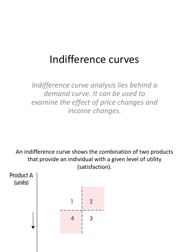 5.indifference Curves | PDF | Demand | Economic Theories