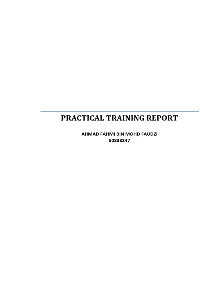 Practical Training Report | PDF | Architect | 3 D Modeling