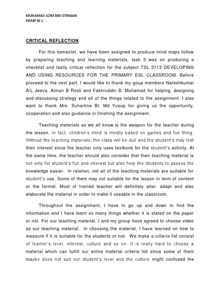 critical-reflection-pdf-teaching-teachers