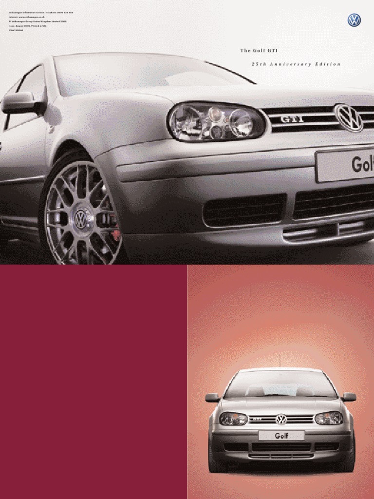The Golf GTI: 25th Anniversary Edition | PDF | Fuel Injection | Exhaust Gas