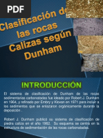 Clasificacion Dunham Rocas Sedimentarias | PDF