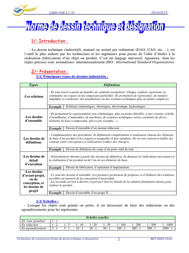 normes dessin.pdf | Dessin technique | Perspective (représentation)