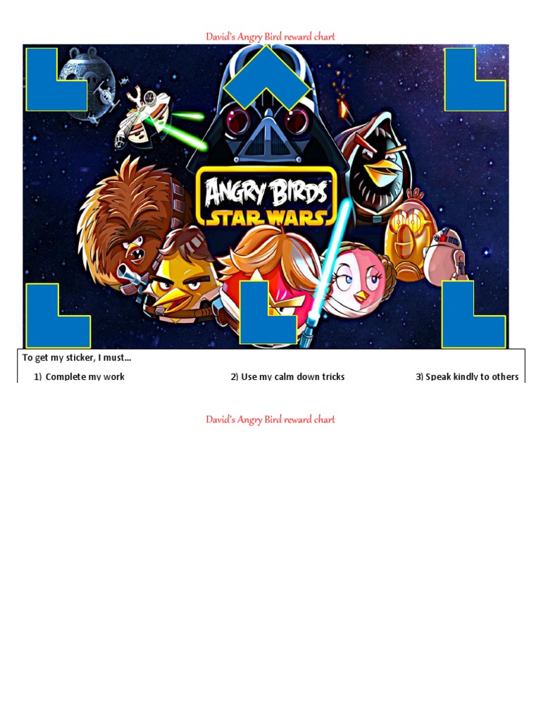 Angry Birds Rewardchart | PDF