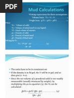 Drilling Mud Calculations and Formulas | PDF | Pump | Density