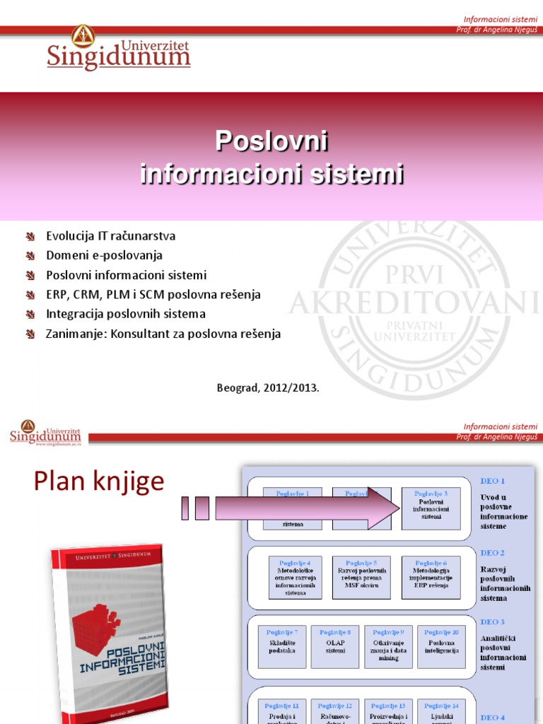 Poslovna Rešenja (ERP, CRM, SCM, PLM) | PDF