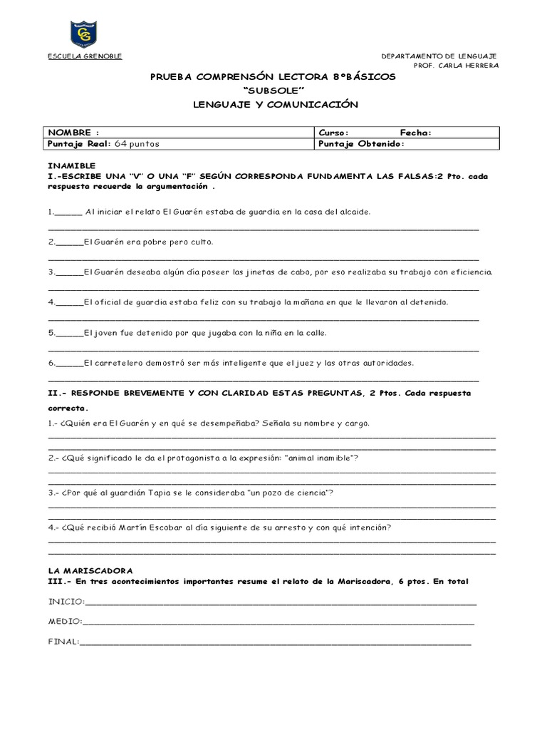 PRUEBA Subsole | PDF