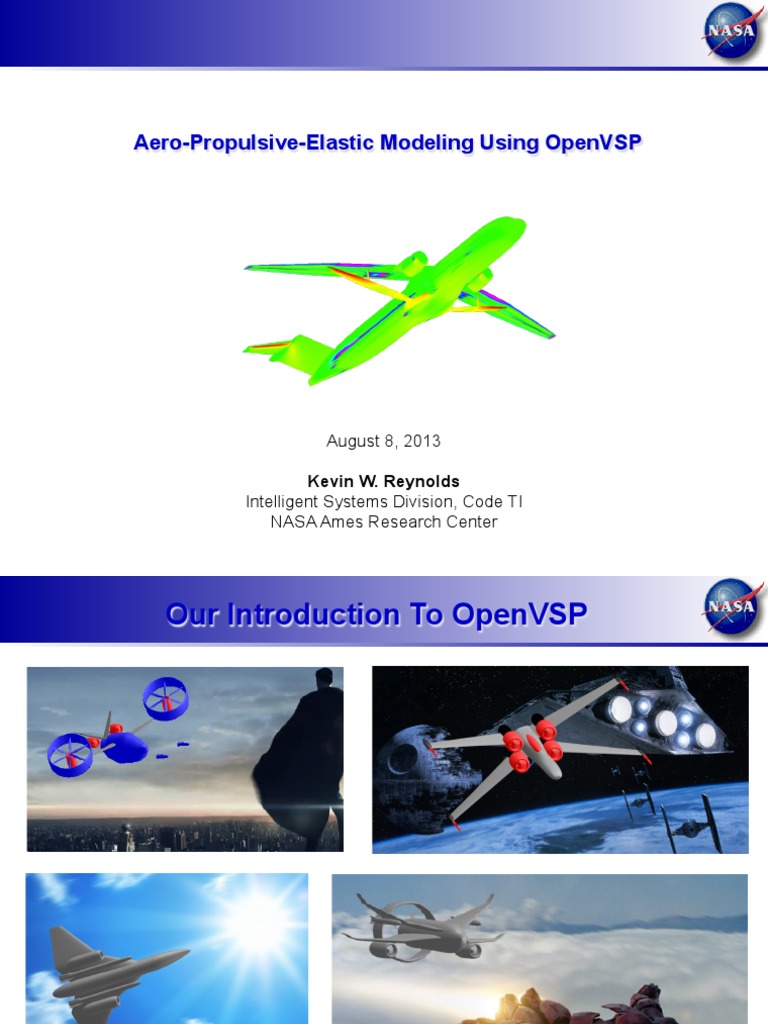 Aero-Propulsive-Elastic Modeling Using OpenVSP PDF | PDF | Aircraft | Aerodynamics