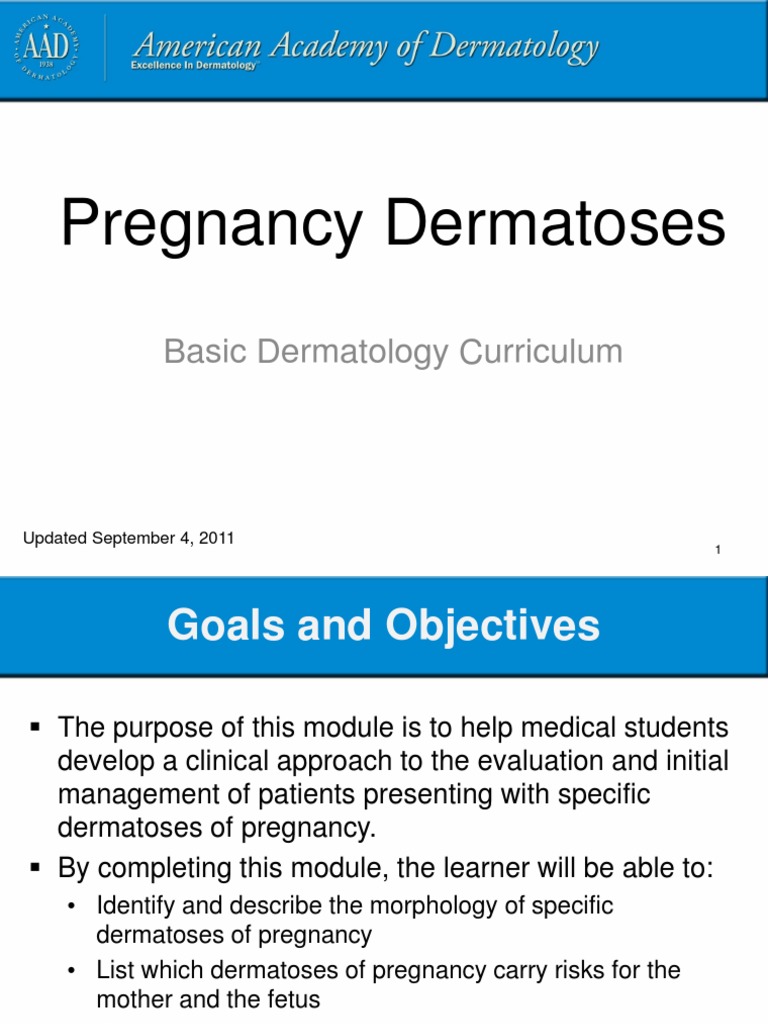 Understanding Pregnancy Dermatoses | PDF | Cutaneous Conditions ...