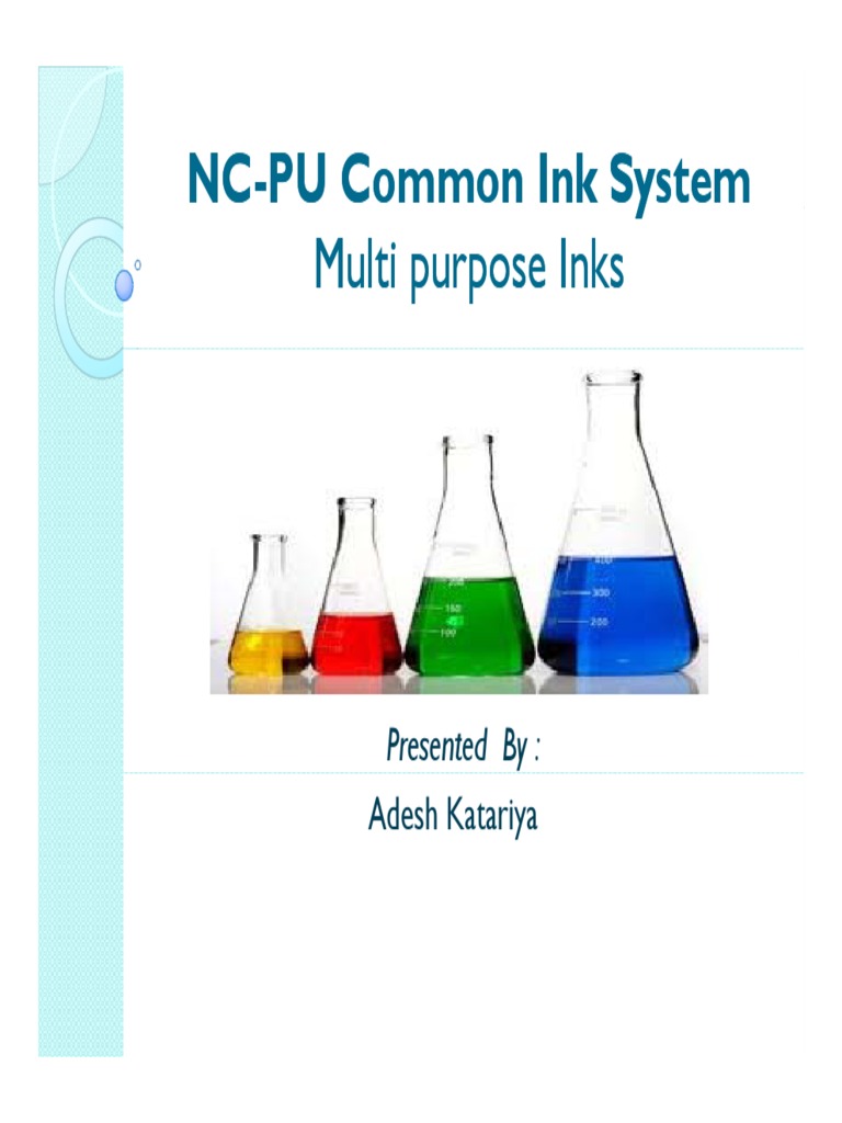 NC-PU Common Inks System | PDF | Ink | Industrial Processes