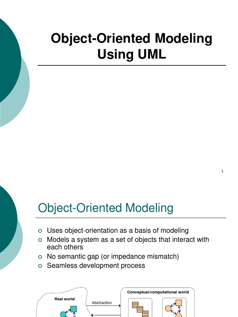 Object-Oriented Modeling Using UML | PDF | Class (Computer Programming ...