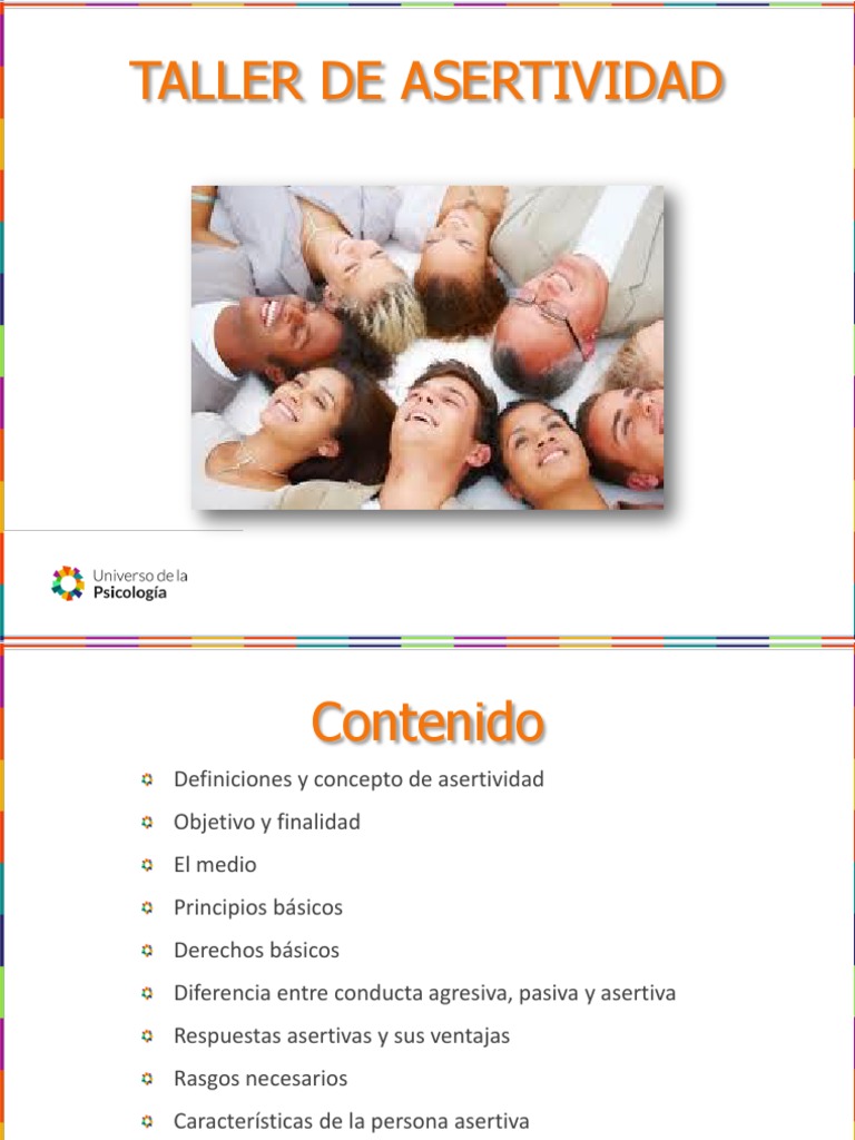 Asertividad PDF | PDF | Ciencia cognitiva | Ciencias del comportamiento