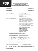 RTI First Appeal Format/Template | PDF | Virtue | Public Law