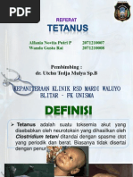 Pathophysiology of Tetanus | PDF | Biology | Nervous System