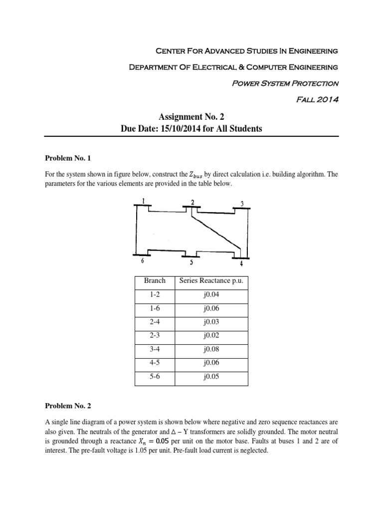 Assignment No. 2 Due Date: 15/10/2014 For All Students | PDF ...