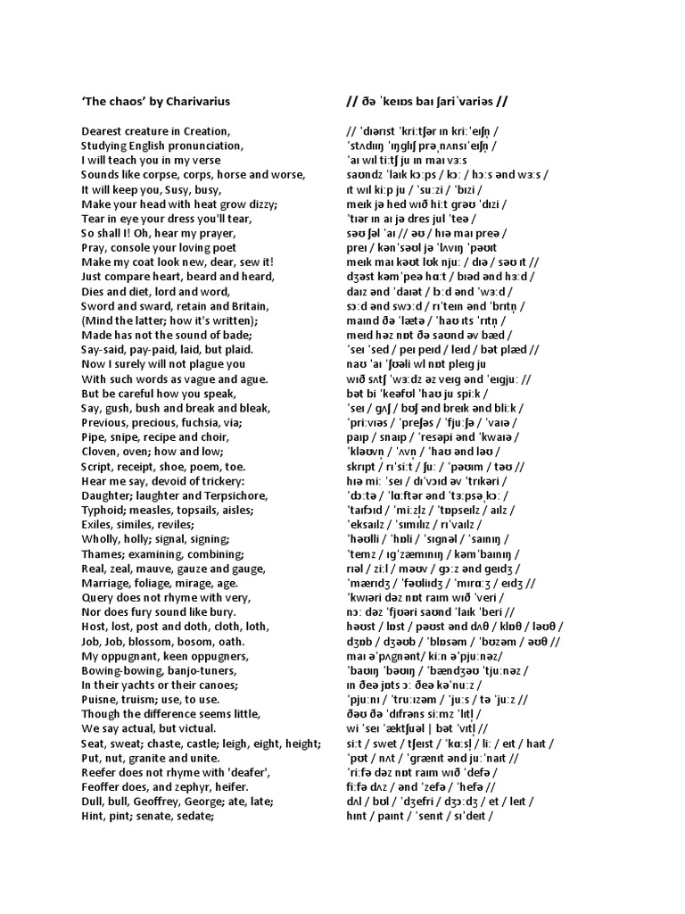 Dearest Creature in Creation | PDF