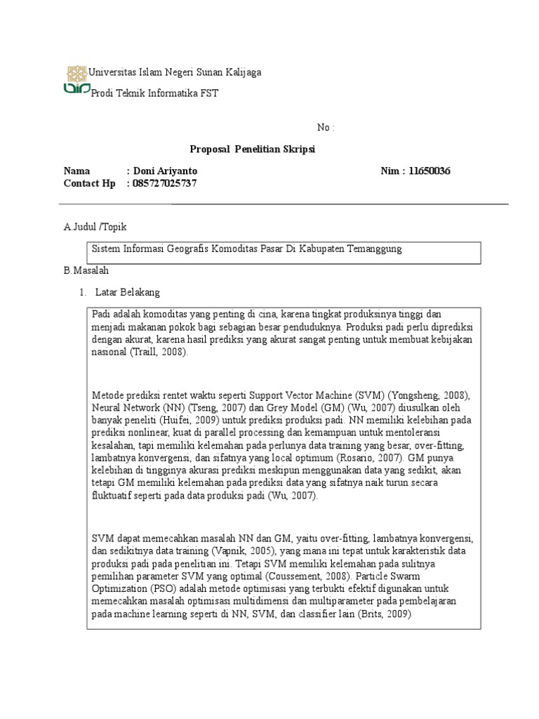 Contoh Concept Note - Odt | PDF