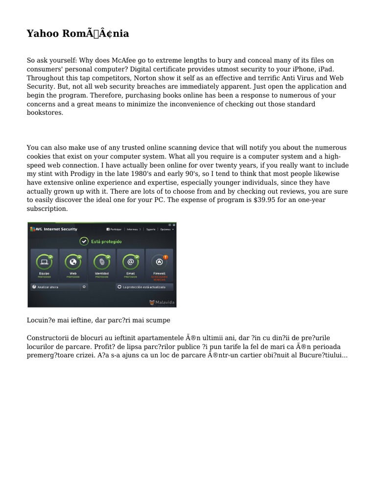 Yahoo România | PDF