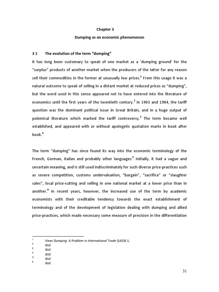 Understanding Economic Dumping | PDF | Dumping (Pricing Policy) | Exports