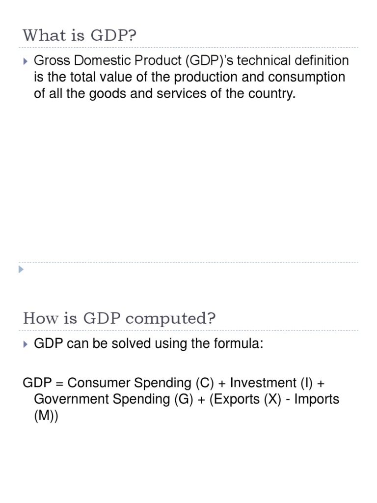 GDP and gnp1 | PDF | Measures Of National Income And Output | Gross ...