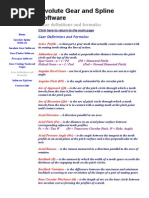 Gear Teeth True Involute Form | PDF | Gear | Kinematics