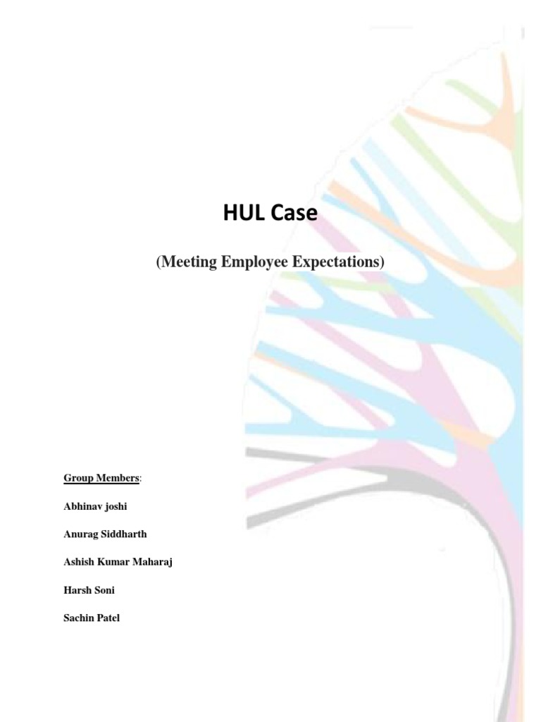 HUL Case | PDF | Employee Retention | Employment
