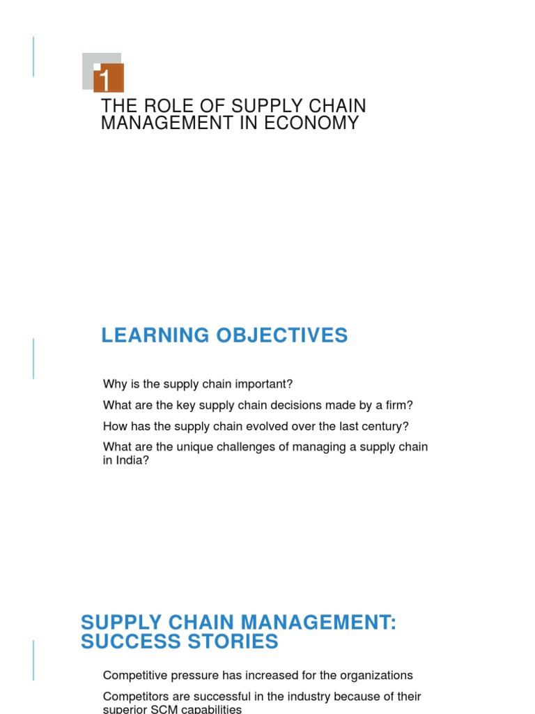 Supply Chain Management Notes | PDF | Supply Chain Management | Inventory