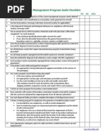 Weekly Hazardous Waste Inspection Checklist | PDF