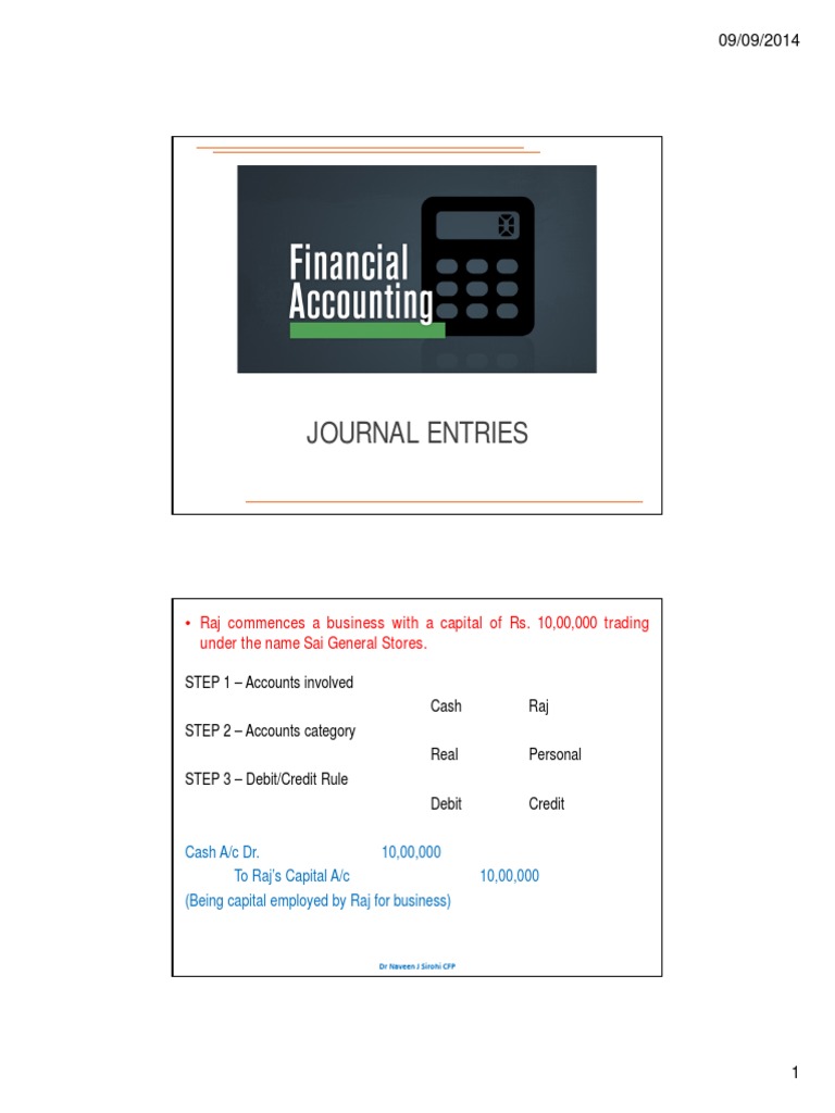 Accounting Journal Entries Examples | PDF | Debits And Credits | Economies