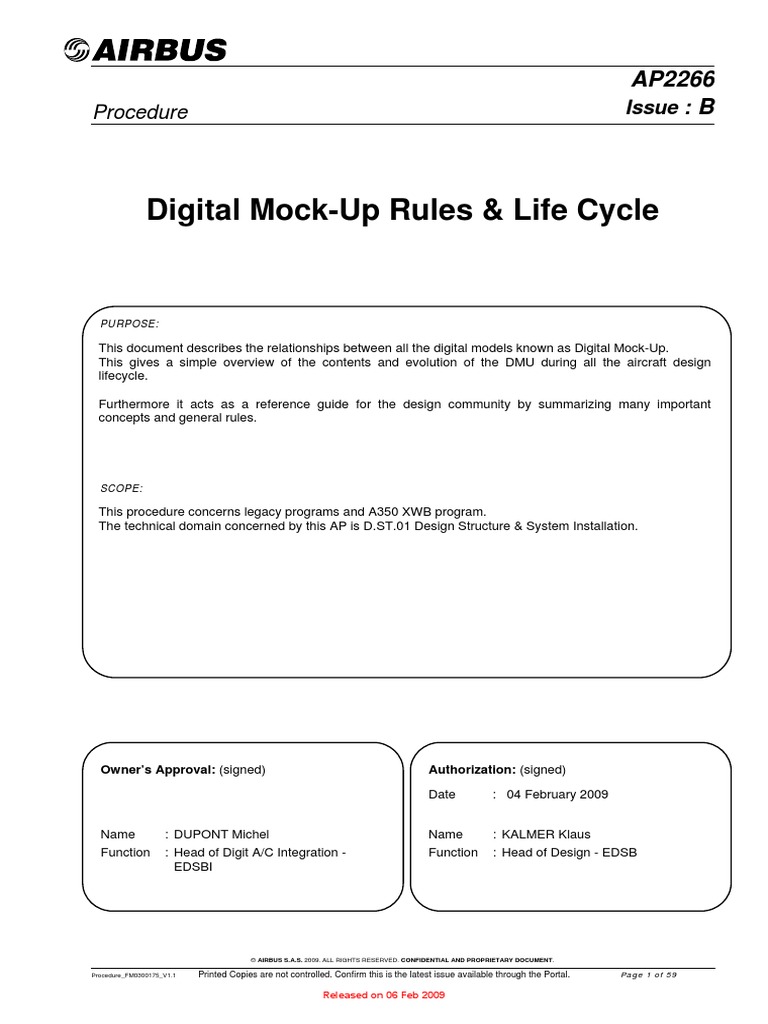 Digital Mock-Up Rules & Life Cycle: Procedure | PDF | Product Lifecycle ...