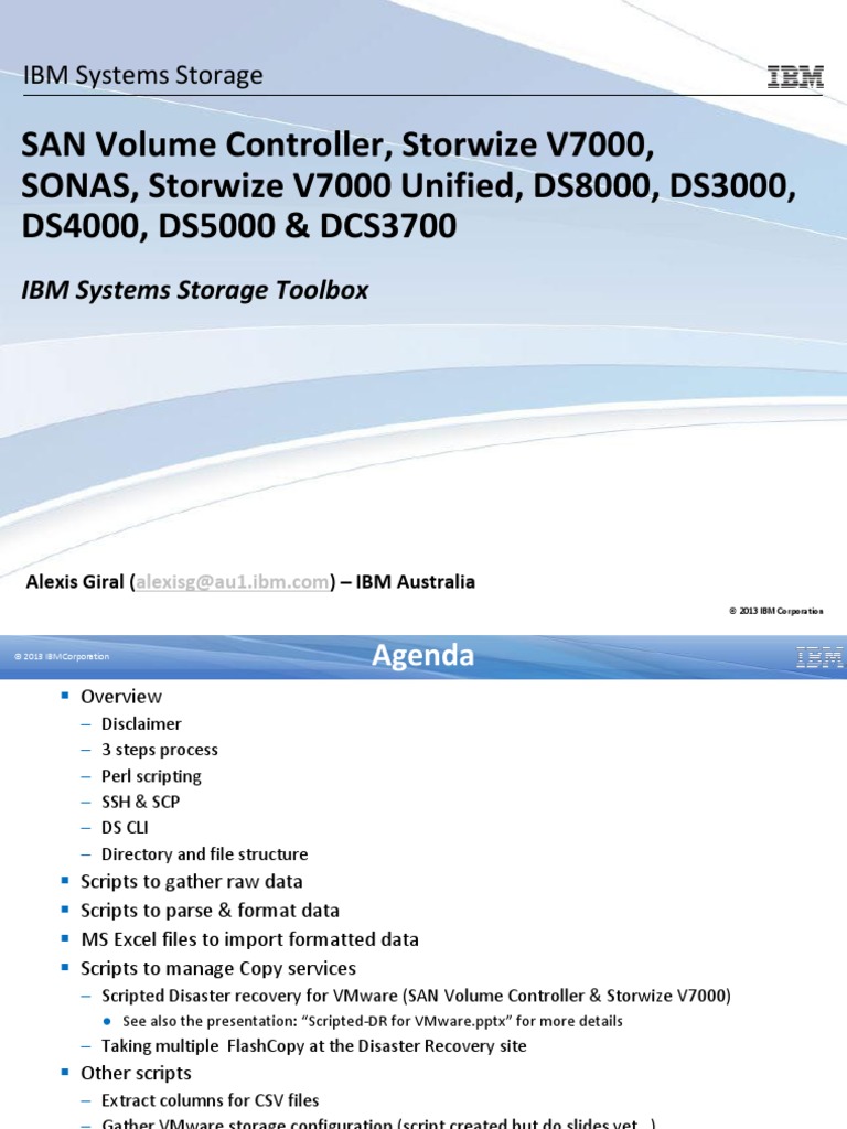 Ibm Systems Storage Toolbox V4 Pdf Command Line Interface Scripting Language