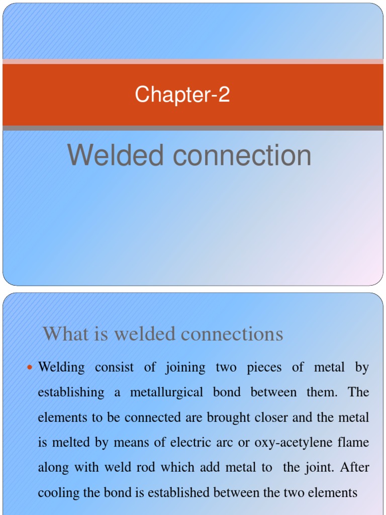Advantages and Design of Welded Connections | PDF | Welding | Construction