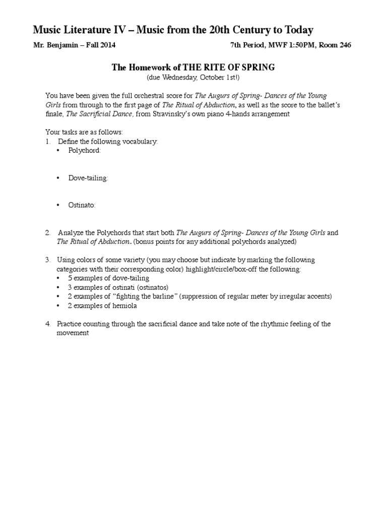 Music Analysis for Students | PDF | Dances | Performing Arts