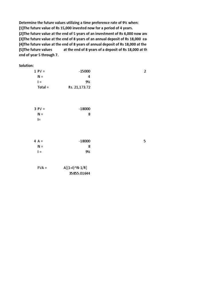 TVM Assignment MBA 2013 - 27 ..... Nagendra | PDF | Interest | Bonds (Finance)
