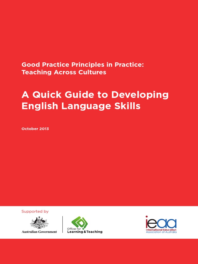 Quick Guide To Developing English Language Skills PDF | PDF | Teachers ...