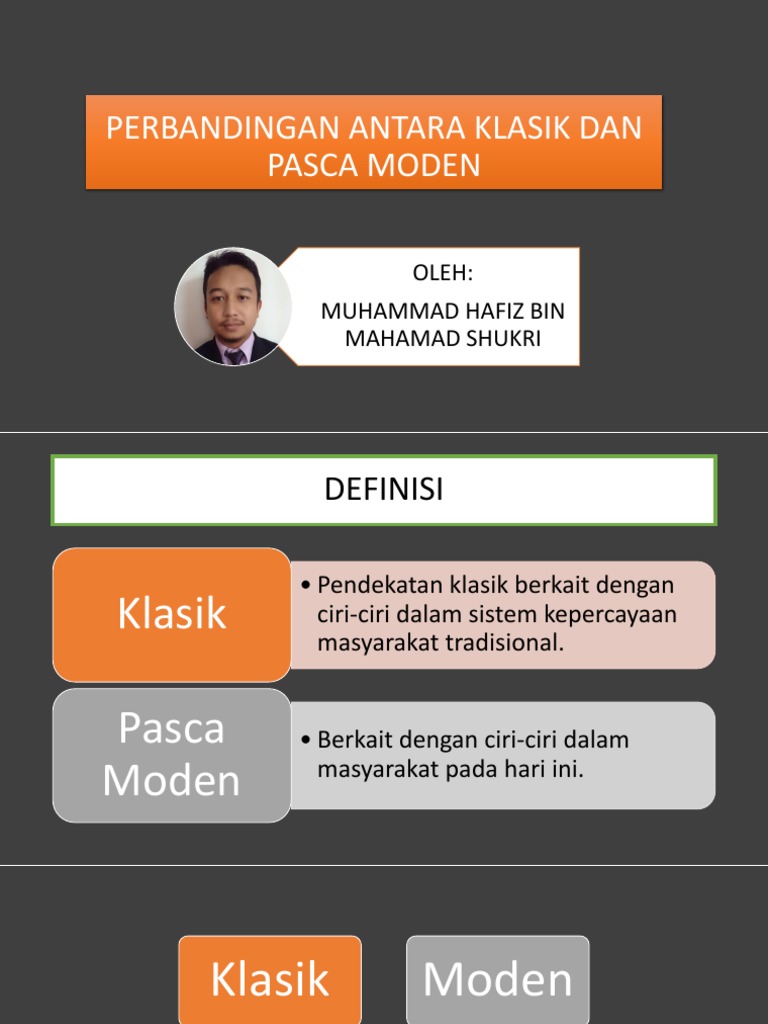 Perbandingan Antara Klasik Dan Pasca Moden | PDF