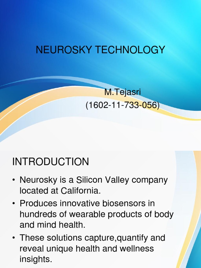 Neurosky Technology | PDF | Electroencephalography | Neuroimaging