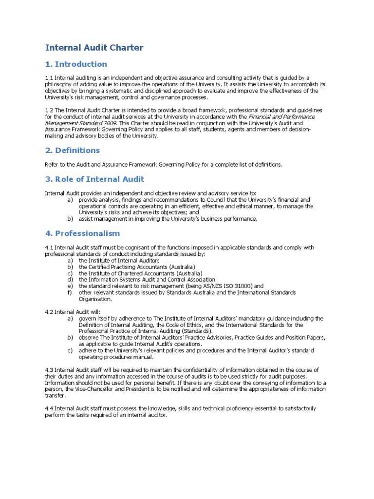 Internal-audit-charter.pdf | Internal Audit | Audit