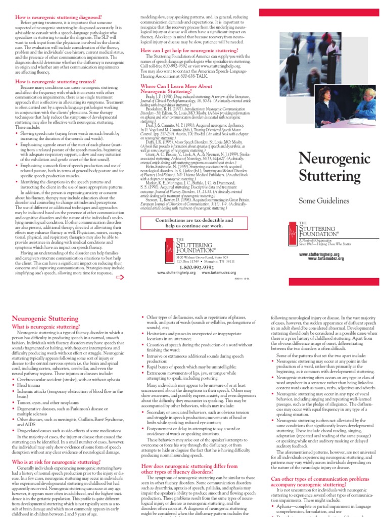 Neurogenic Stuttering | Stuttering | Medical Diagnosis
