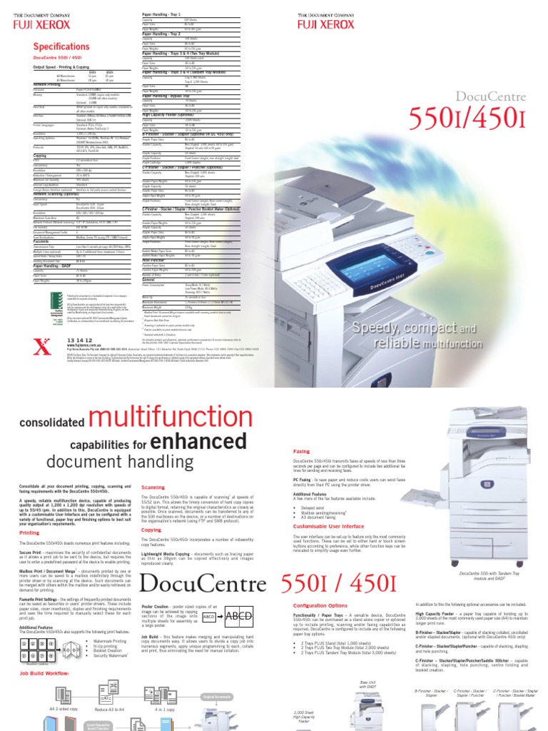 dc550 PDF | PDF | Fax | Image Scanner