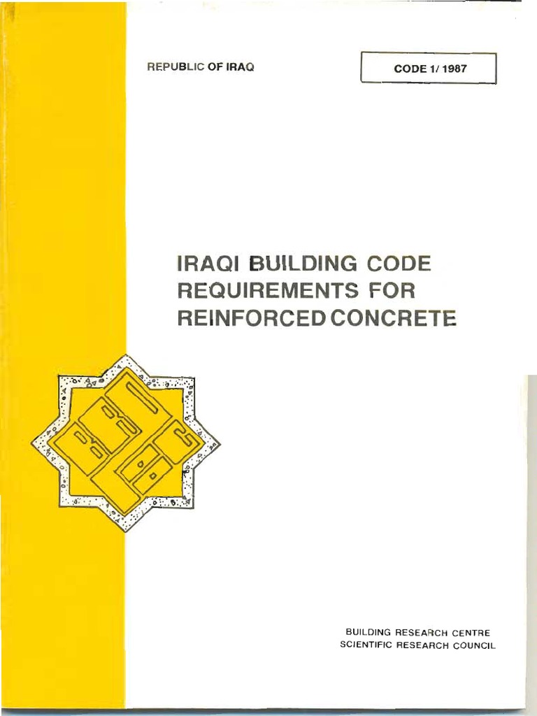 Iraqi Code for Reinforced Concrete Structures | PDF | Concrete | Column