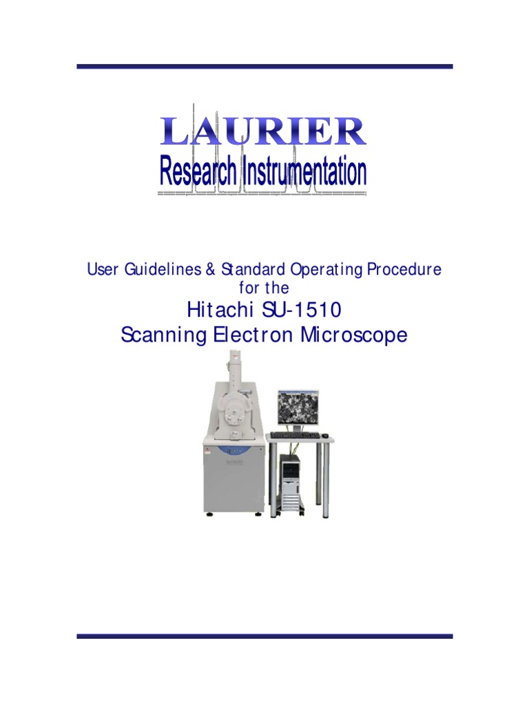 Sem Manual | PDF | Scanning Electron Microscope | Electron Microscope