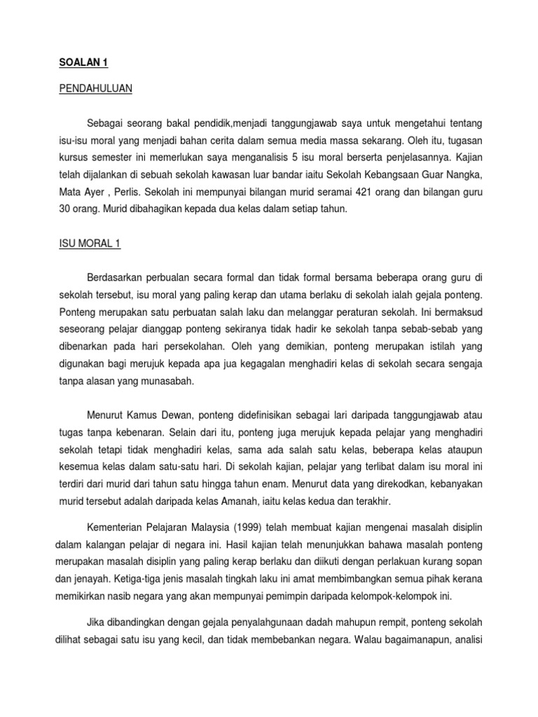 Isu Moral KKP | PDF