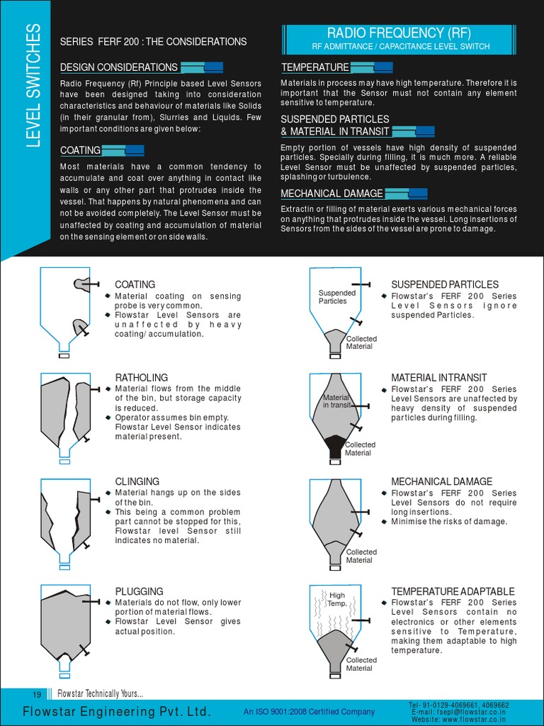RF Type Level Sensors Switch | PDF